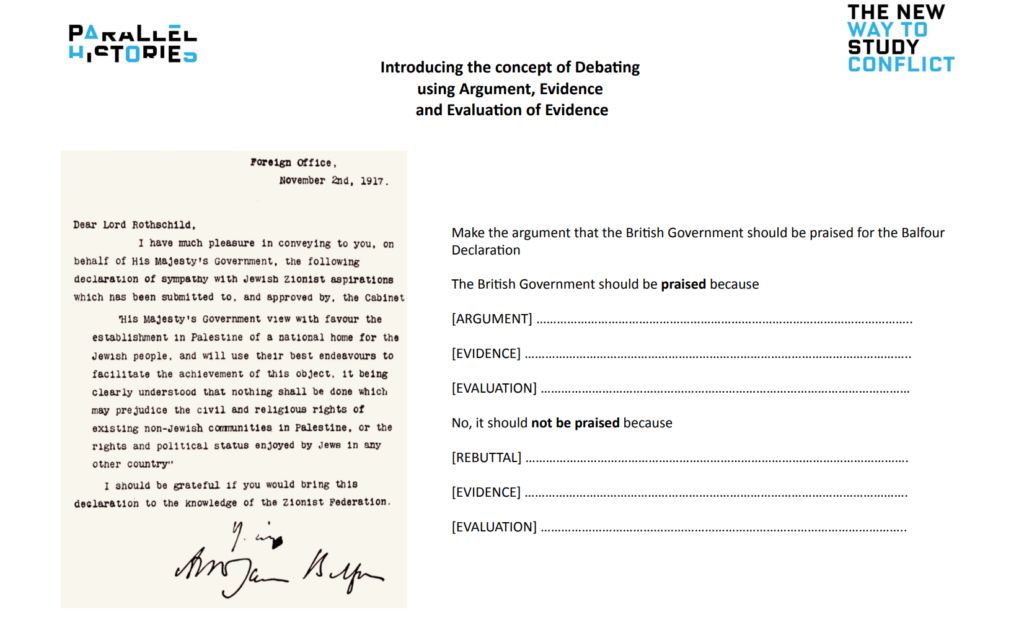 Classroom debates - Parallel Histories Parallel Histories